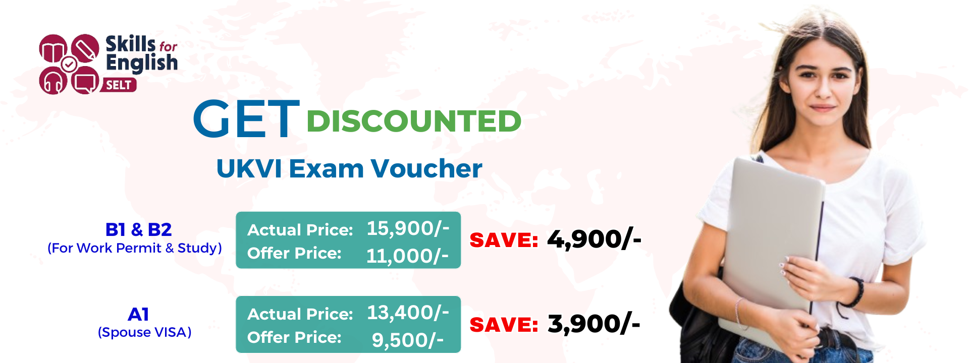 UKVI Exam Vouchers at Cpsglobal | Skills for Englsih Exam Voucher